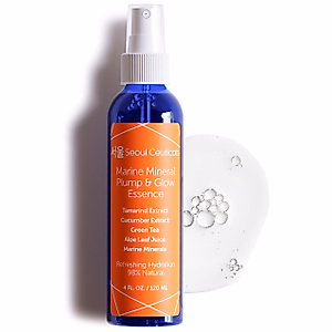 SeoulCeuticals Korean Skin Care Essence Toner - K Beauty Skincare Spray Mist For Face Contains Cucumber Extract and Marine Minerals + Organic Aloe - Get That Healthy Youthful Glow