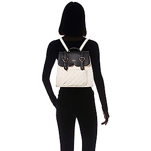 UNIQUE(ユニック) Unic UK-9739 Heart Buckle Backpack, Black/Ivory
