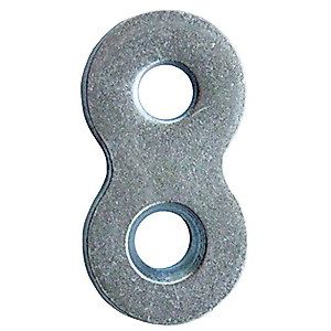 20-Pack with Screws - Heavy Duty Figure 8 Table Top Connector or Desk Top Fastener Clip - 12 Gauge Steel