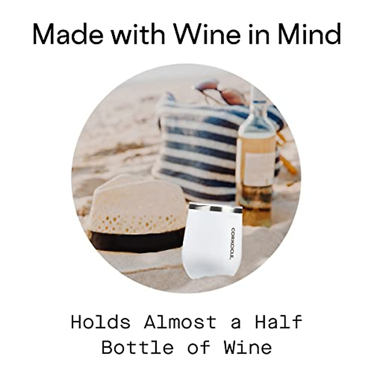 Corkcicle Insulated Bottle, Stainless steel, Gloss White, 35,5 cl