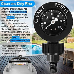 R0357200 Air Gauge Release Valve Assembly Replacement for Zodiac Jandy Pool and Spa Filters Compatible with CV & CL, DEV & DEL, JS Series