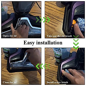 1785A 2306A CROSS WAVE Brush Roll & 1866 Filter Replacement for Bissell Crosswave 1785R 1785 2306 2551 Vacuum Cleaner