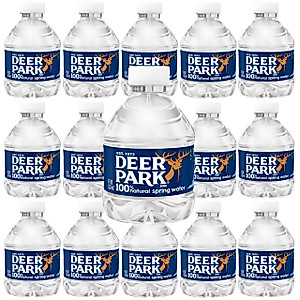 Deer Park Bottled Water (8 Oz Pack of 15) with Bay Area Marketplace Napkins
