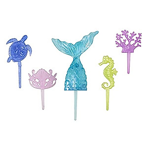 DecoPac Mystical Mermaid DecoSet Cake Topper, 1 SET, Mulitple
