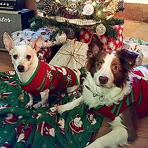 NACOCO Dog Snow Sweaters Snowman Sweaters Xmas Dog Holiday Sweaters New Year Christmas Sweater Pet Clothes for Small Dog and Cat (Snowman,M)