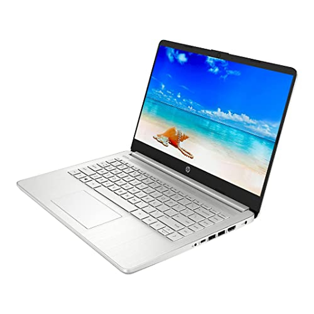 HP 2022 14" FHD IPS Display Laptop, AMD Ryzen 3-3250U, 16GB RAM, 1TB PCIe SSD, AMD Radeon Graphics, True Vision HD Camera, Wi-Fi 5 and Bluetooth, Windows 11 S, Silver, 32GB Snow Bell USB Card