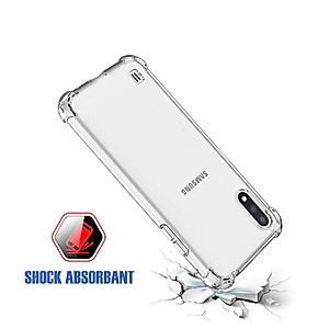 Starhemei for Galaxy A01 Case, Soft TPU Shock Absorption Flexible Gasbag Protection Case Cover for Samsung Galaxy A01 (Clear)