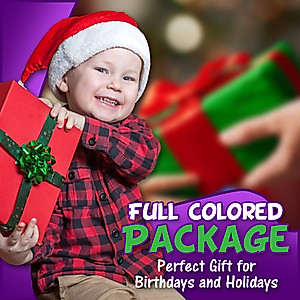 WolVolk Attractive Colorful Toddler Train Set with Lights and Sound, Easy Tracks Assembly, Train Goes Around by It Self
