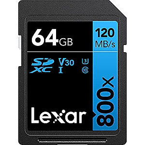 Sony ZV-1F Vlog Camera for Content Creators and Vloggers Black Bundle with Lexar 64GB High-Performance 800x UHS-I SDHC Memory Card + Camera Case + 1400 mAh Battery Pack