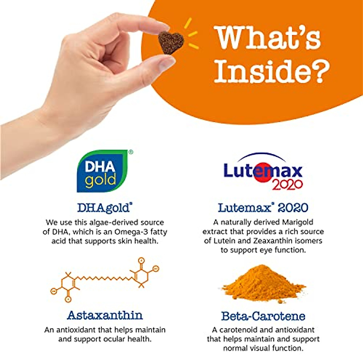 Zesty Paws Eye Supplement for Dogs - Vision Support with Lutein + Vitamin C & Astaxanthin Antioxidants - Dog Vitamins for Eyes + Fish Oil for Omega 3 EPA & DHA Fatty Acids for Senior Dogs - 90 Chews