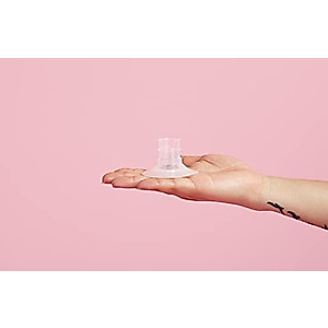 Pumping Pretty Pump Flange Inserts, Compatible with Wearable Breast Pumps, Fits Into 24/25mm Flanges, Breast Pump Accessories, Flange Inserts Suitable for Flat and Elastic Nipples, 2-Pc Set, 19mm