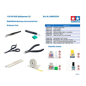 Tamiya 35234 1/35 M20 Armored Utility Car