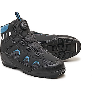 Whitewoods Unisex Adult 806 NNN BC Backcountry Insulated Ski Boots, Black/Blue, 45