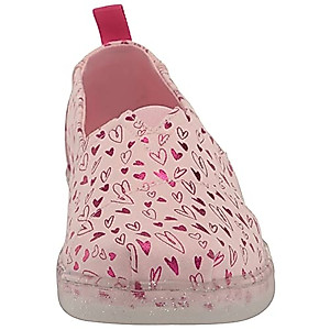 TOMS Girls Alpargata Loafer Flat, Pastel Pink, 2 Big Kid