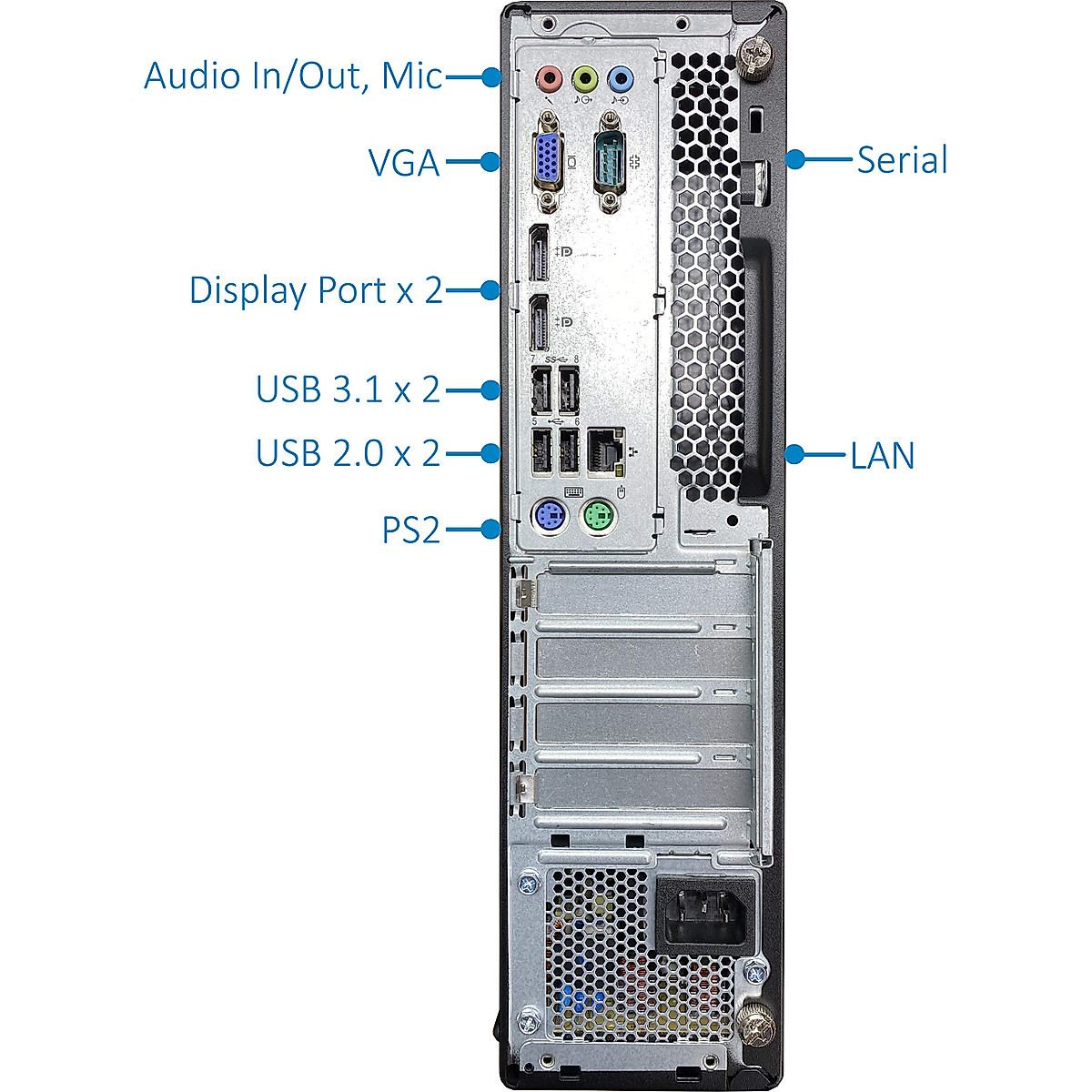 Lenovo ThinkCentre M910S Small Form Factor Desktop Computer - Intel i7-7700 Upto 4.2GHz, 16GB Ram, 512GB SSD, AC Wi-Fi, Bluetooth, VGA, DisplayPort, HDMI, DVD-RW, SD-Card - Windows 10 Pro (Renewed)