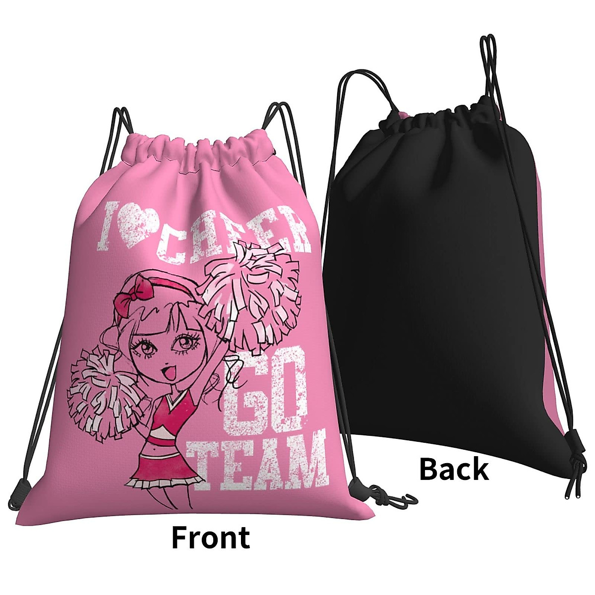 Cheer Bags For Cheerleaders Gym Drawstring Cheerleading Stuff Sport Backpacks Gifts For Team One Size