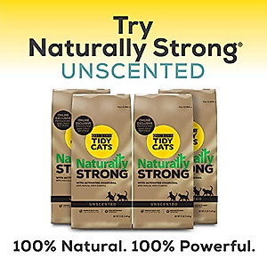 Purina Tidy Cats Low Dust Clumping Cat Litter, LightWeight Free & Clean Unscented, Multi Cat Litter - 17 lb. Box