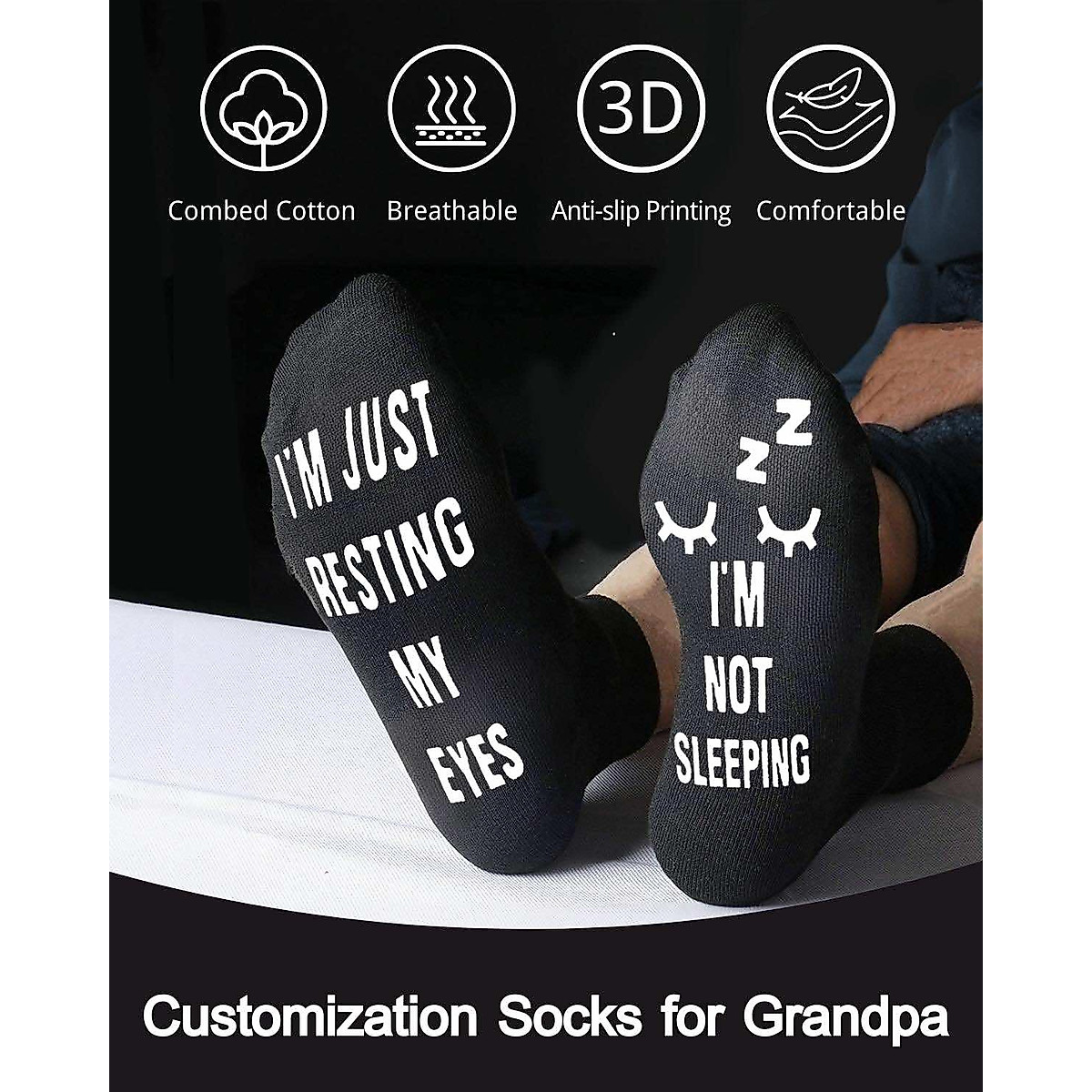 Qenifr Grandpa Gifts,Grandpa’s Spot Throw Pillow Covers with 2 Pockets 18x18 Inch, Father’s Day Birthday Christmas Thanksgiving Day Gifts for Papa Granddad