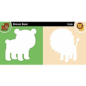 First Sticker Art: Zoo Animals: Color By Stickers for Kids, Make 20 Animal Pictures! (Perfect Christmas Gift, Stocking Stuffer for Ages 3+)