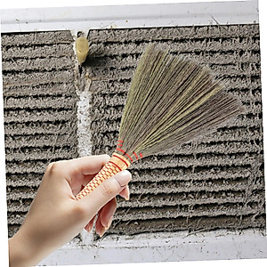 Healeved Computer Duster Sorghum Grass Desk Cleaning Broom Small Cleaning Broom Natural Whisk Broom