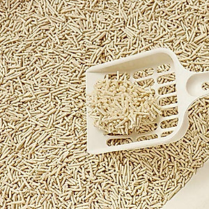 Furberry 2 Pack Natural Tofu Cat Litter Pellets Clumping Flushable Kitten Litter for Toilet Soy Cat Litter Unscented Zero Dust Low Tracking Septic Safe