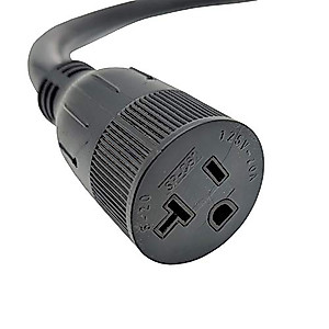 Parkworld 886214 Generator L14-30 Plug Male to 5-20 (Household 5-15) Receptacle Female Adapter Cord 1FT