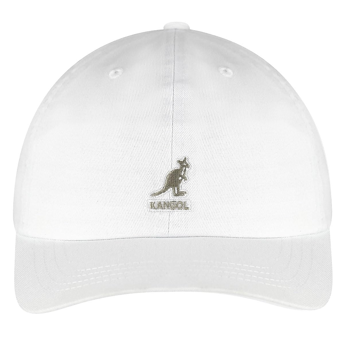Kangol Washed Baseball - White/1SFM White, One Size