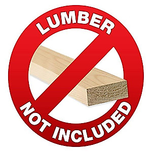 2x4basics 90168MI Custom Dekmate Bench Bracket, Sand, 2 Pack