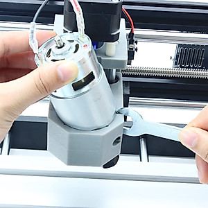 RATTMMOTOR CNC 1610 PRO 3 Axis GRBL Control DIY Mini CNC Router Machine Kit with Offline Controller and 14pcs ER11 Collets CNC Engraving Milling Machine for Cutting Wood Plastic Acrylic PVC PCB