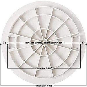 DDV Exact Replacement Skimmer Deck Lid Cover for Hayward Swimming Pool SPX1070C SP1070C Lid Direct Replacement for Hayward SP1070, SP1071, and SP10712S Pool Skimmer Cover Models