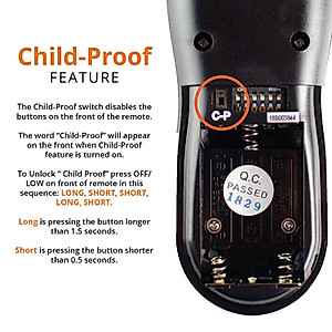 Acumen On/Off Fireplace Remote Control (RCK-I)