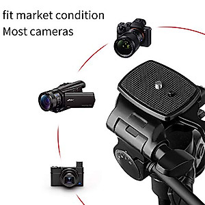 Erduoduo 2 Pack QR Plate（43x43mm） Quick Release Plate Replacement for Velbon tripods CX-460 CX-460mini CX-444 CX-888 CX-470 CX-570 CX-690 DF-50