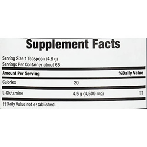 Body Fortress Pure Glutamine Powder, 10.6 Oz
