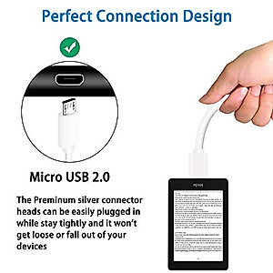 6FT Micro USB Cable Compatible with Fire 6 7 HD 8 10 Older Tablet,Samsung Galaxy Tab A,E,S2,3,4,S 7.0" 8.0" 9.6" 9.7" 10.1",SM-T280/350. USB Charger Charging Cord for Kindle Paperwhite,Oasis,E-Reader