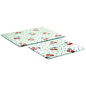 Kate Spade Vintage Cherry Dot 2-Piece Prep Board Set, 4.65 LB, Multi