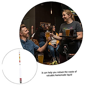 GRIRIW 2pcs Three Range Sugar Meter Specific Hydrometer American Measurements Hydrometer 0- Sweet Measurements Hydrometer Test Tool Sweet Gauges Beer Gauges Sweet Scales Glass