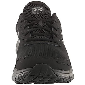 Under Armour Men's Charged Assert 10 Camo Running Shoe, (001) Black/Black/Pitch Gray, 11