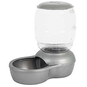 Petmate Replendish Automatic Cat and Dog Feeder 4, Pearl Silver Grey, 2 LB