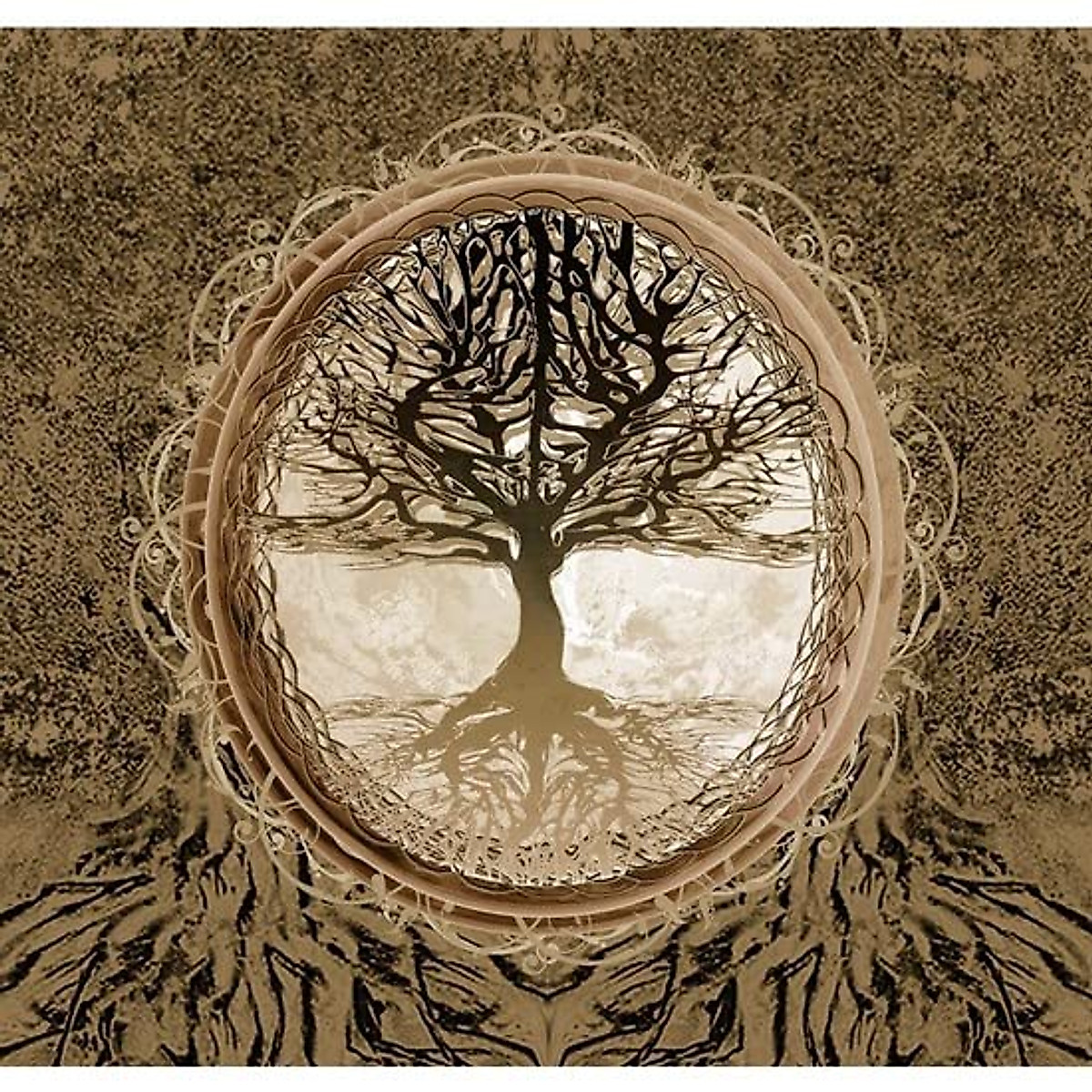 CafePress Tree Of Life In Brown Mugs Ceramic Coffee Mug, Tea Cup 11 oz