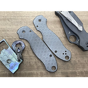 SEIGAIHA Zirconium Scales for Spyderco para 3