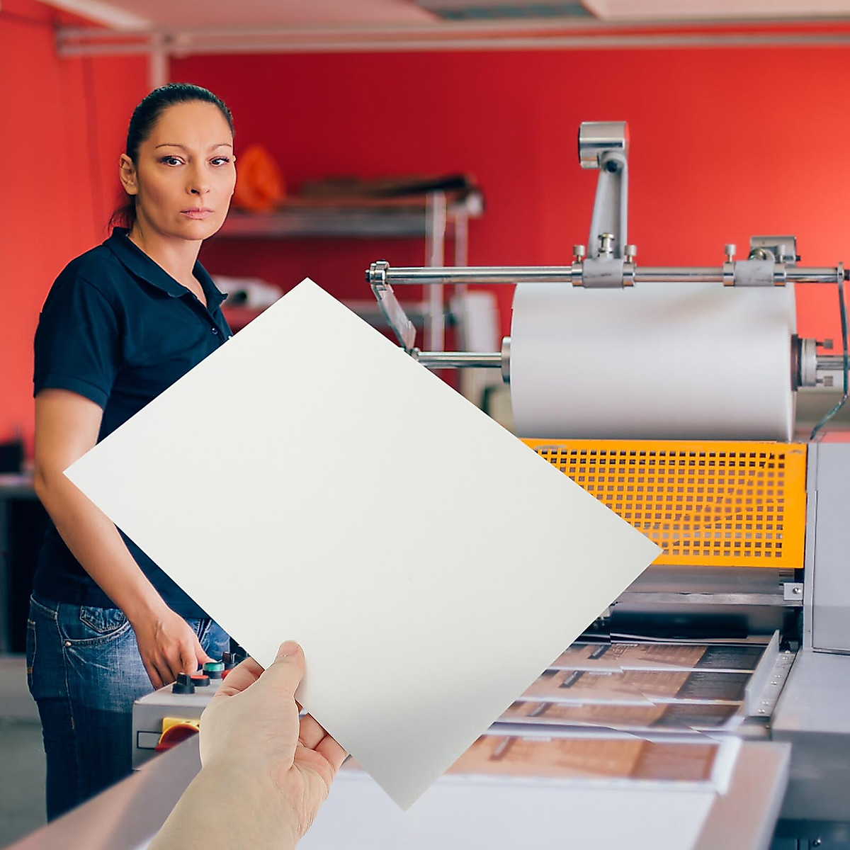 NUOBESTY 60 Sheets of Full Sheet Sticker Labels, White Matte Label Paper Printable Sticker Paper Internet Shipping Labels for Home Office Inkjet Printer