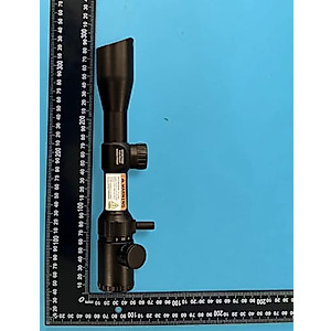 Monstrum 3-9x32 Rifle Scope with Rangefinder Reticle and Medium Profile Scope Rings | Black