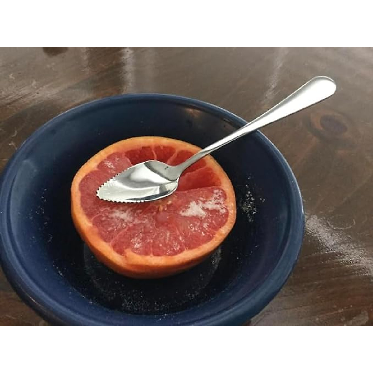 Rocky Mountain Goods Grapefruit Knife and Spoons Set - Curved Serrated Blade Knife and Two Grapefruit Spoons with Serrated Edge - Stainless Steel