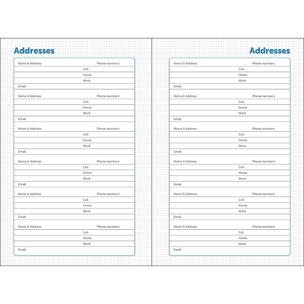 2021 Weekly To-Go 5x8 Wire-o Succulents Plastic
