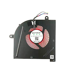 QUETTERLEE Replacement New Laptop CPU Cooling Fan for MSI GS63 GS63VR GS73 GS73VR GS62 GS72 MS-17B1 MS-17B2 MS-16K2 MS-16K3 MS-16K4 MS-16K5 Stealth Pro Series BS5005HS-U2F1 Fan