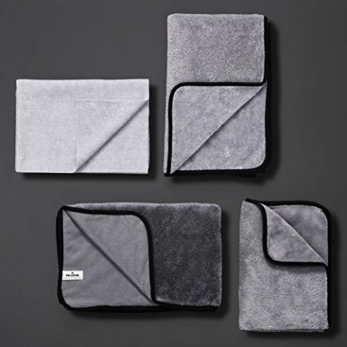 MR.LUSTRE Microfiber Drying Towels for Cars Large Single Sided Durable Layer Professional Grade Super Absorbent Car Cleaning Towel Auto Detailing Cloth, 35x28 inch, 1 Pack, 1 Piece