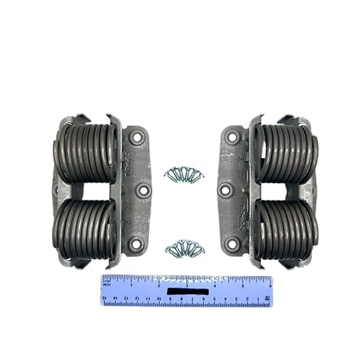 SupplyInfinite Platform Rocker Recliner Springs - Rocking Chair Springs - 5 1/8" Long x 3 9/16" Wide x 2 1/4" Height - Ideal for Rocking Chairs and Swivel Rocker Replacements | Set of 2