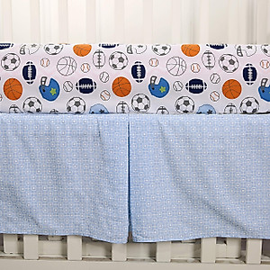 Baby Spark All-Star MVP 3pc Soft Cotton Crib Bedding Set