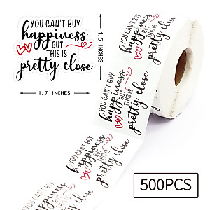 Littlefa 1.5” This is Pretty Close Stickers,Thank You Stickers,Bakeries Stickers,Handmade Stickers,Small Business Stickers, Envelopes Stickers, Gift Bags Packaging 500 PCS