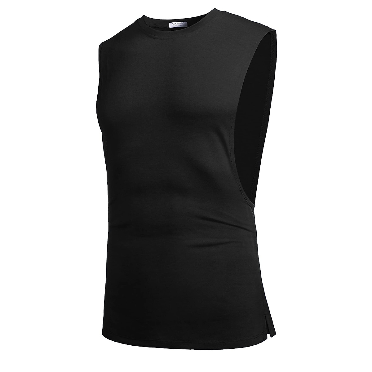 COOFANDY Mens Gym Workout Tank Tops Cut Off Muscle T Fitness Sleeveless Shirt